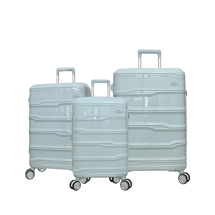 TT Impact Resistant PP Luggage 1656 3 piece Set 22"/26"/30" Inches ...